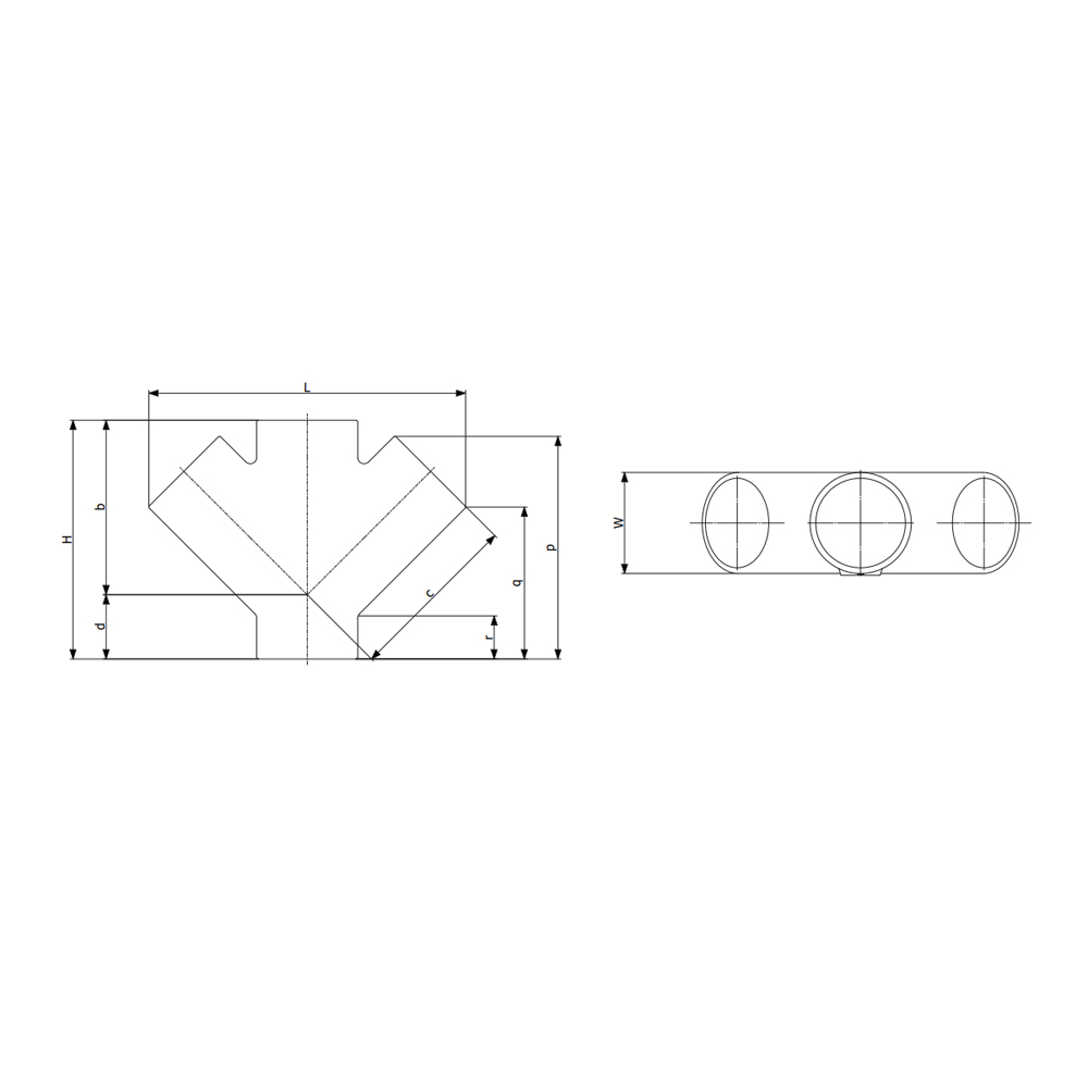 68° Double Short Fork – Inka